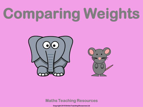 Early years geometry and measures teaching resources: Weight and mass | TES