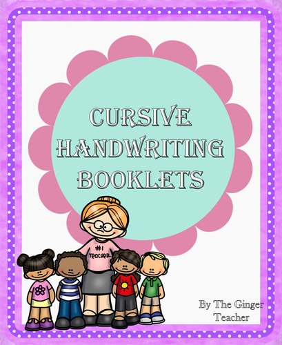 Cursive handwriting support booklet by TheGingerTeacher - Teaching ...