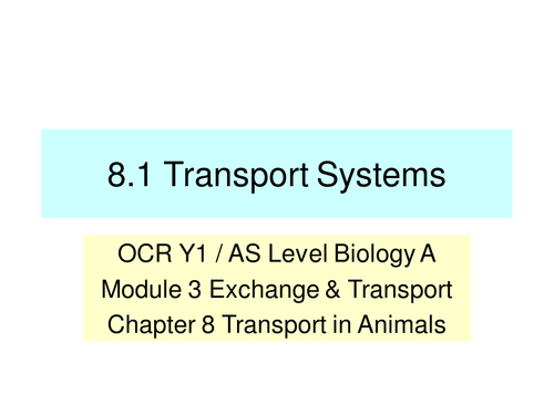 NEW OCR A Level Biology - Transport in Animals by HenrikHanson ...