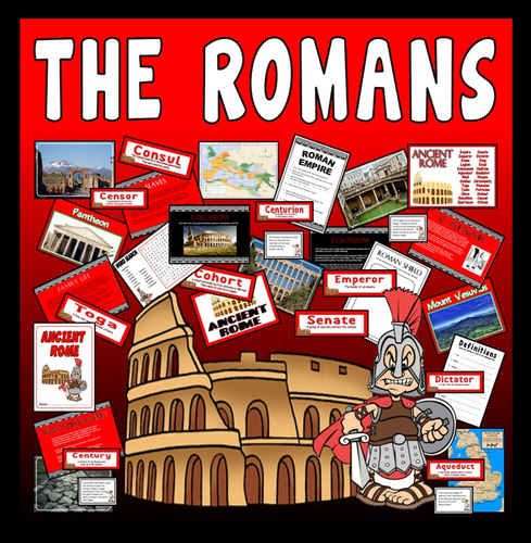 ANCIENT ROMANS TEACHING RESOURCES HISTORY KEY STAGE 2 ROME CAESAR ...