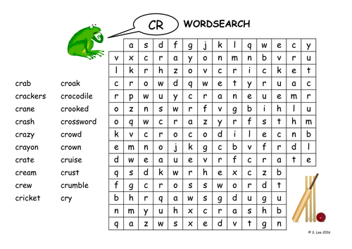 CR blends worksheets by jamakex - Teaching Resources - Tes