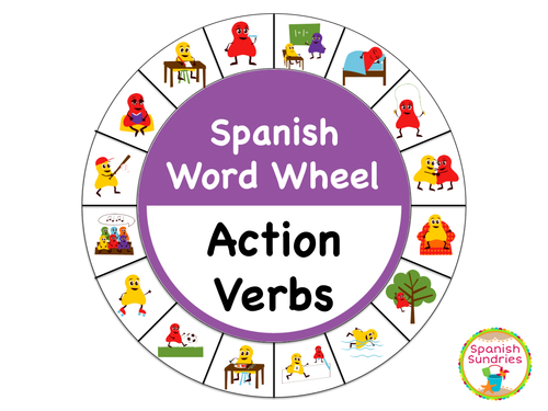 Spanish Word Wheels by sombra1230 - Teaching Resources - Tes