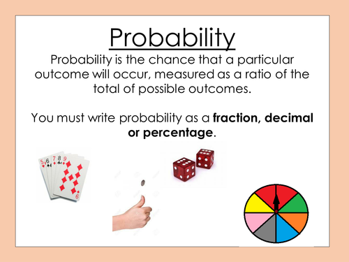 Posters - Probability Displays by Bethbarrett2017 - Teaching Resources ...