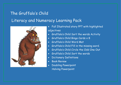 The Gruffalo's Child - Literacy and Numeracy Learning Pack by ...