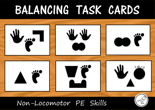 Balance Task Cards for PE by swelch_resources - Teaching Resources - Tes