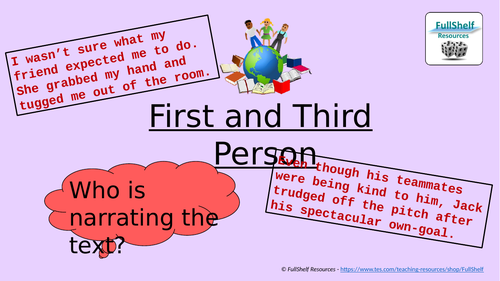 First and Third Person by FullShelf - Teaching Resources - Tes