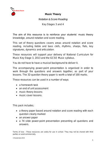 Music Counts! - Teaching Resources - TES