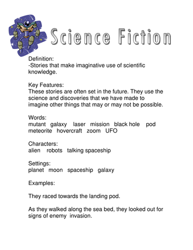 elements of fantasy genre elementary