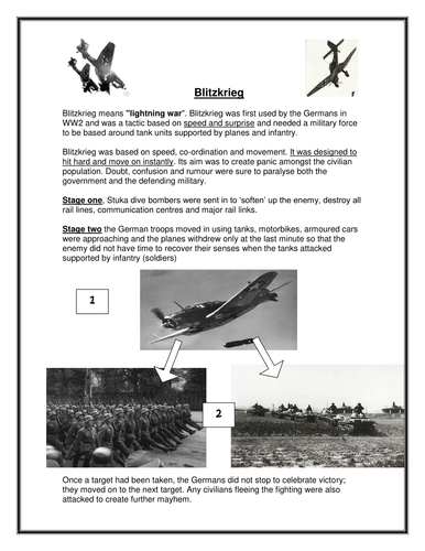 Blitzkrieg by leighbee23 - Teaching Resources - Tes