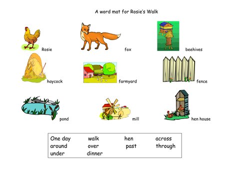 Rosie's Walk Teaching Resources by bestprimaryteachingresources ...