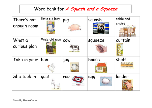 Squash and a Squeeze by thercharl - Teaching Resources - Tes