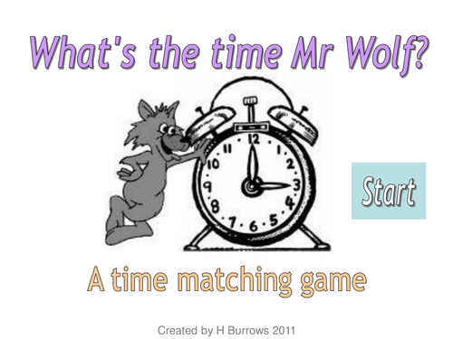 What's the Time Mr Wolf? Multiple choice game by Pygmy_squid - Teaching ...