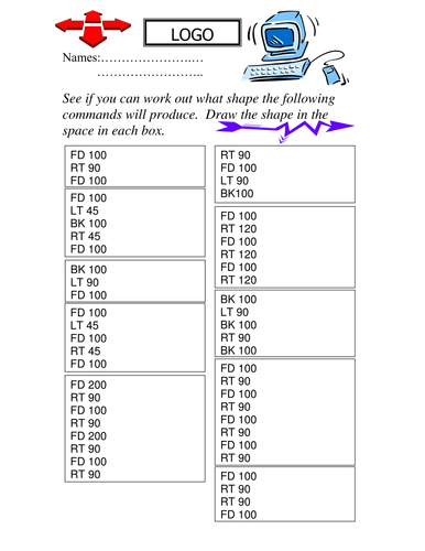 Logo worksheet by pfb75 - Teaching Resources - Tes