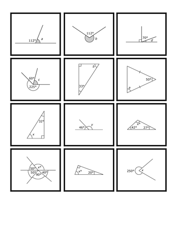 KS3 Angles Card Sort Activity by khadim - Teaching Resources - Tes KS3 Angles Card Sort Activity by khadim - Teaching Resources - Tes