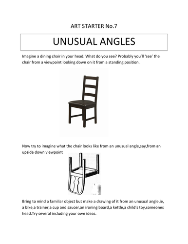 10 Art lesson starters by philtootell - Teaching Resources - Tes