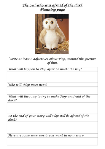 The Owl who was afraid of the dark by taw2704 - Teaching Resources - Tes
