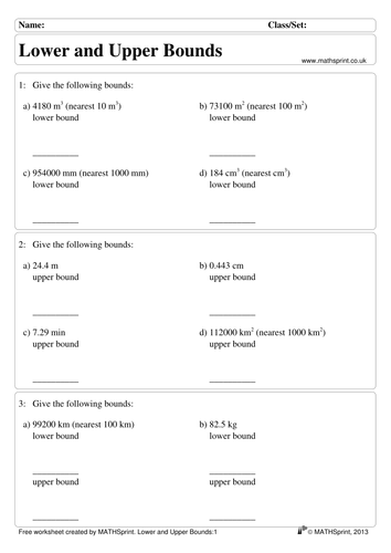 Lower Upper Bounds Practice Questions Solutions By Transfinite