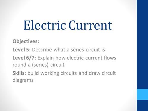KS3 Electric Currents | Teaching Resources