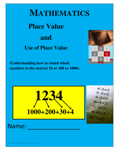 Place Value/Use of Place Value/Rounding to nearest 10, 100, 1000 ...