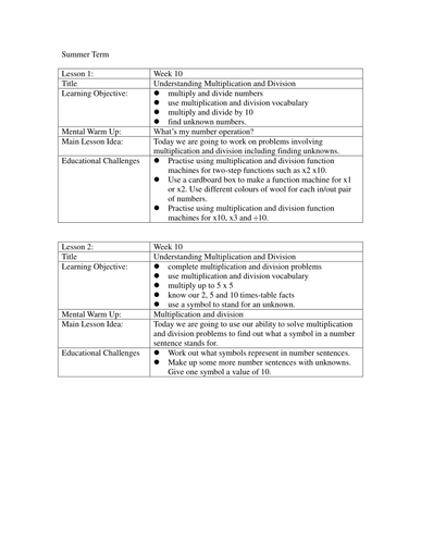 56 Year 2 Summer Term Numeracy Lessons - Full PowerPoint Lessons ... 56 Year 2 Summer Term Numeracy Lessons - Full PowerPoint Lessons ...