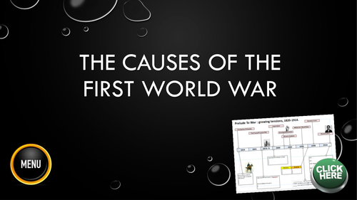 The Causes Of WW1 | Teaching Resources