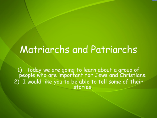 Jewish Patriarchs and Matriarchs. Abraham, Sarah, Isaac, Rebecca, Jacob ...