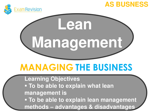 Lean Management | Teaching Resources