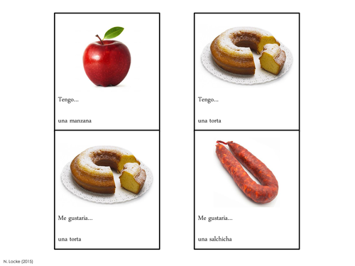 Spanish Food Pathway Game | Teaching Resources