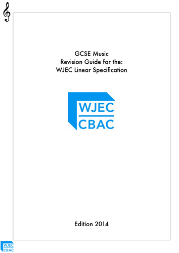 WJEC GCSE Music Revision Guide | Teaching Resources WJEC GCSE Music Revision Guide | Teaching Resources