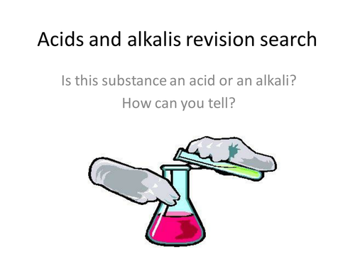 Year 7 Acids and alkalis revision search | Teaching Resources Year 7 Acids and alkalis revision search | Teaching Resources