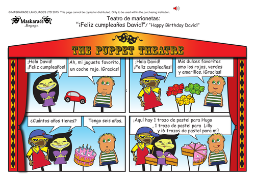 KS1-LEVEL 1 & 2: SPANISH STICK PUPPETS & PUPPET THEATRES | Teaching ...