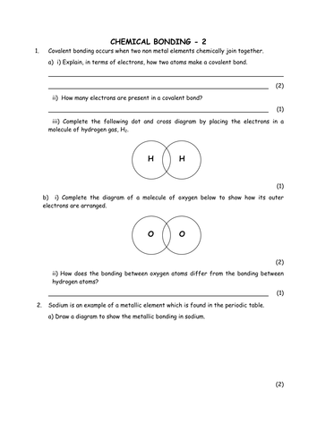 Chemistry: Bonding | Teaching Resources