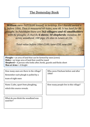 The Domesday Book | Teaching Resources