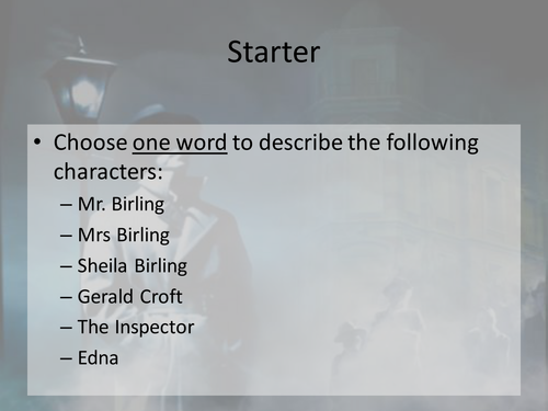 An Inspector Calls - Revision Lessons | Teaching Resources