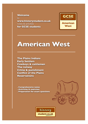Pre 2016: AQA GCSE History A: Unit 2A - American West | Teaching Resources