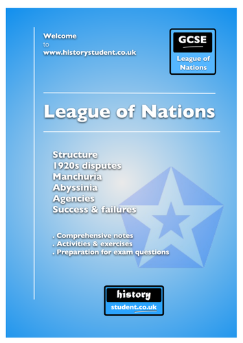 GCSE History: International Relations - League of Nations | Teaching ...