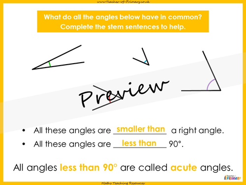 Year 3 Angles - Animated PowerPoint presentation and worksheets by ...