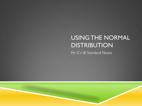 IB Standard Normal Distribution Revision Notes | Teaching Resources IB Standard Normal Distribution Revision Notes | Teaching Resources