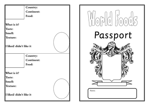 World Foods Passport | Teaching Resources