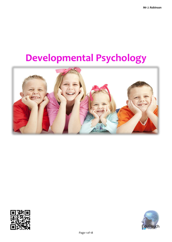 Developmental (Attachment) Psychology Revision Guide (AQA-A) | Teaching ...