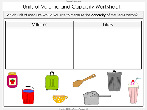 Comparing Capacity and Volume - Animated PowerPoint presentation and ...