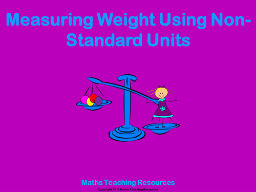 Early years geometry and measures teaching resources: Weight and mass | TES