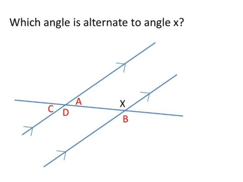 Maths Hangman (Angles in Parallel Lines) by - UK Teaching Resources - TES