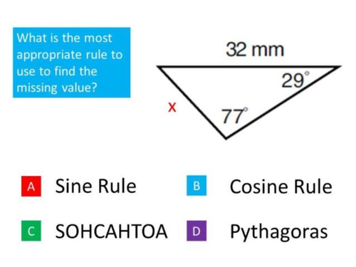 KS4 GCSE Maths Using Sine Rule by nottcl - Teaching Resources - TES