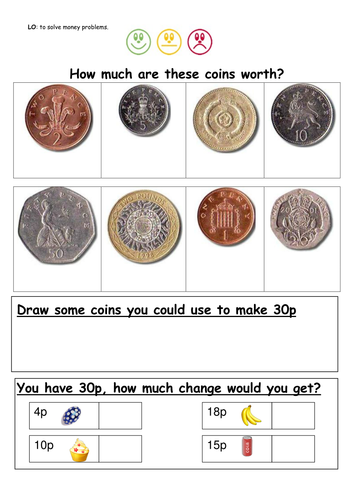 Money Activity - 3 Levels | Teaching Resources
