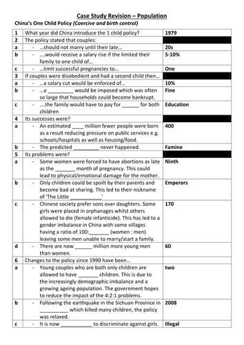 AQA A GCSE Geography - Population and Tourism Case Study Revision ...