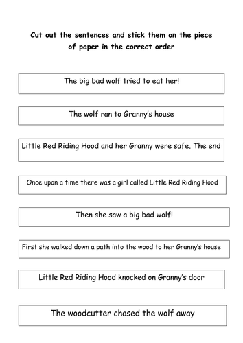 KS1 Little Red Riding Hood by gc20 - Teaching Resources - Tes