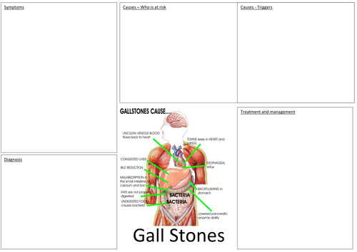 Gall Stones Revision Sheet | Teaching Resources