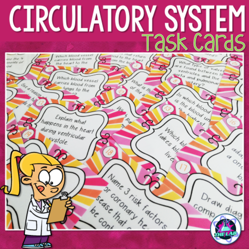 Circulatory System Revision Task Cards (High School) | Teaching Resources Circulatory System Revision Task Cards (High School) | Teaching Resources