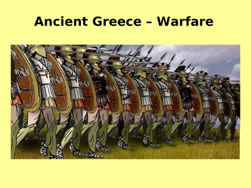 Ancient Greek Warfare by sessa1 - Teaching Resources - TES